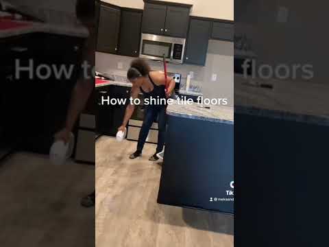 How to shine tile floors