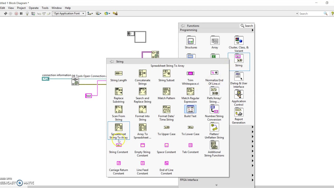 LabVIEW Tutorial - How to create simple VIs using LabVIEW Database Connectivity Toolkit