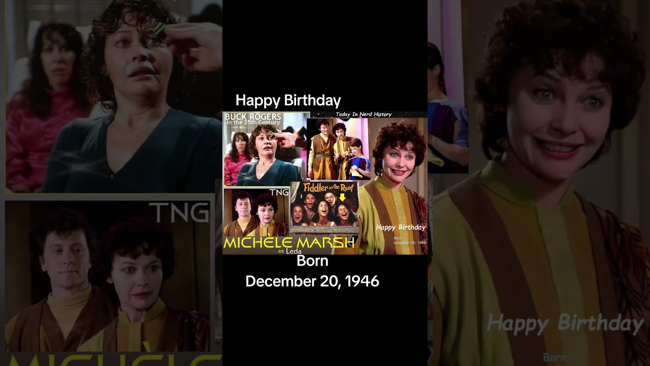 Happy birthday Michele Marsh, born December 20, 1946.