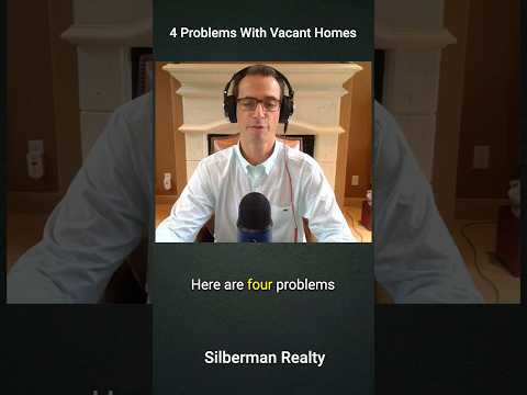 4 Problems With Vacant Homes #PropertyManagement #Vacant #LandlordTips