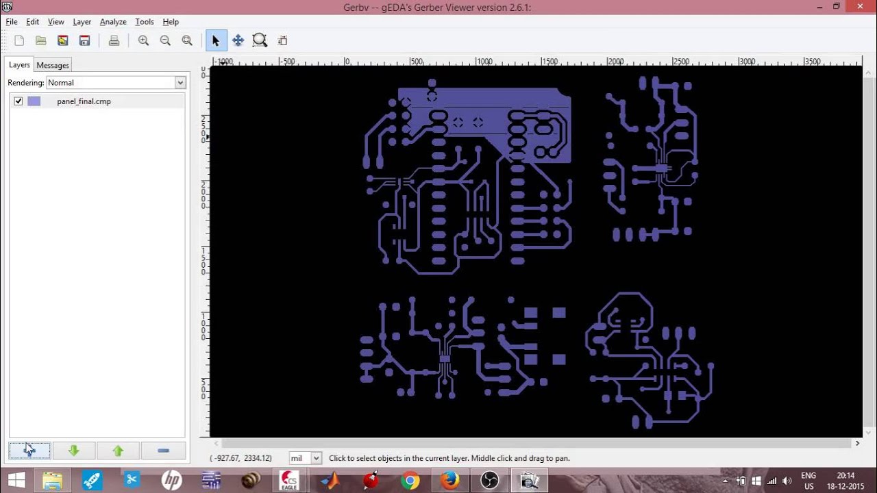 Viewing Gerber Files in GerbV