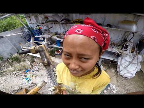 HOW TO REMOVE A BEARING SLEEVE WITH BEAUTIFUL FILIPINA ASSISTANT