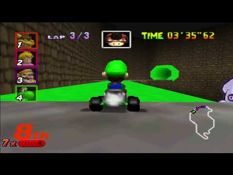 Mario Kart 64 Randomizer Gameplay Video 3 (Simple64)