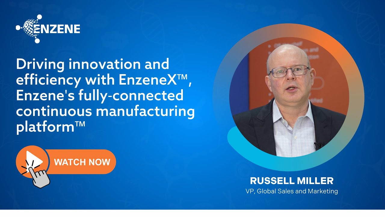Driving innovation & efficiency with EnzeneX™ our fully-connected continuous manufacturing platform™