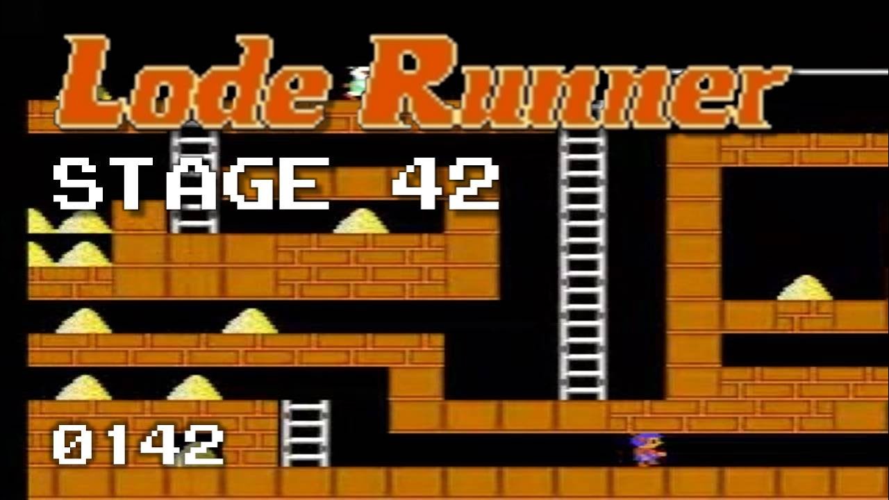 Lode Runner 1 - Stage 42 [0142]