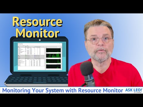 Monitoring Your System with Resource Monitor