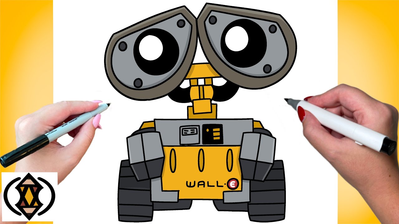 How To Draw Wall-e | Tutorial Easy