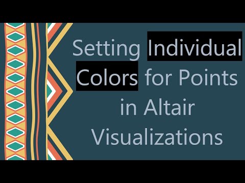 Setting Individual Colors for Points in Altair Visualizations