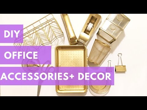 DIY HOME OFFICE ACCESSORIES & DECOR