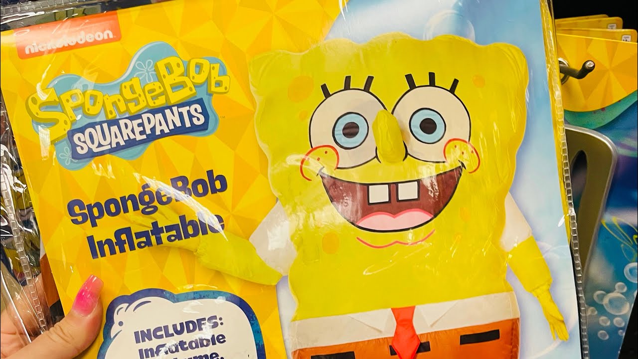 Sponge Bob Inflatable Costume! #spirithalloween #halloween #dressup #spongebob