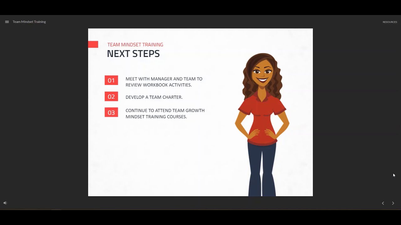 [Scenario-Based Learning Example] Team Mindset Training