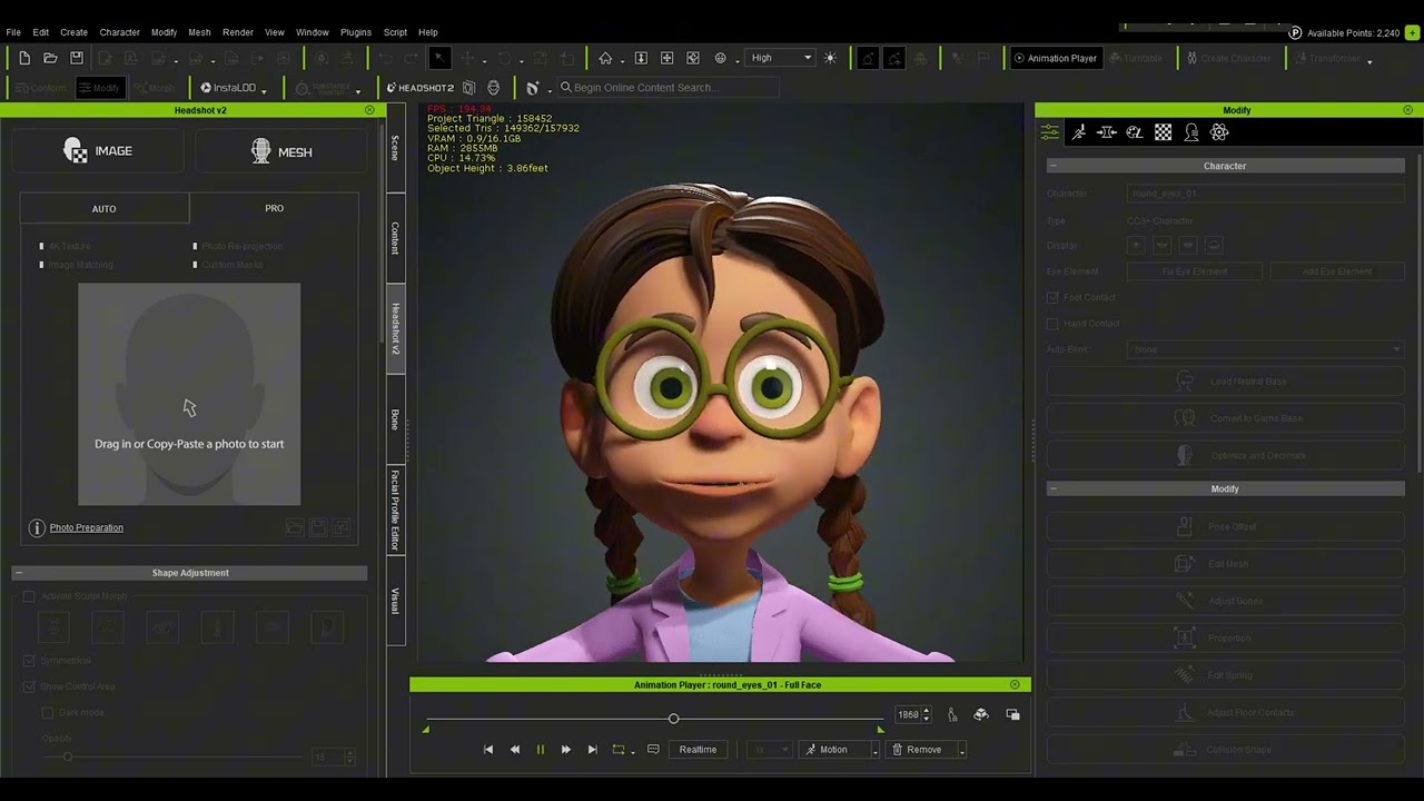 Garry Pye Character Creator Expressions Test - General - Reallusion ...