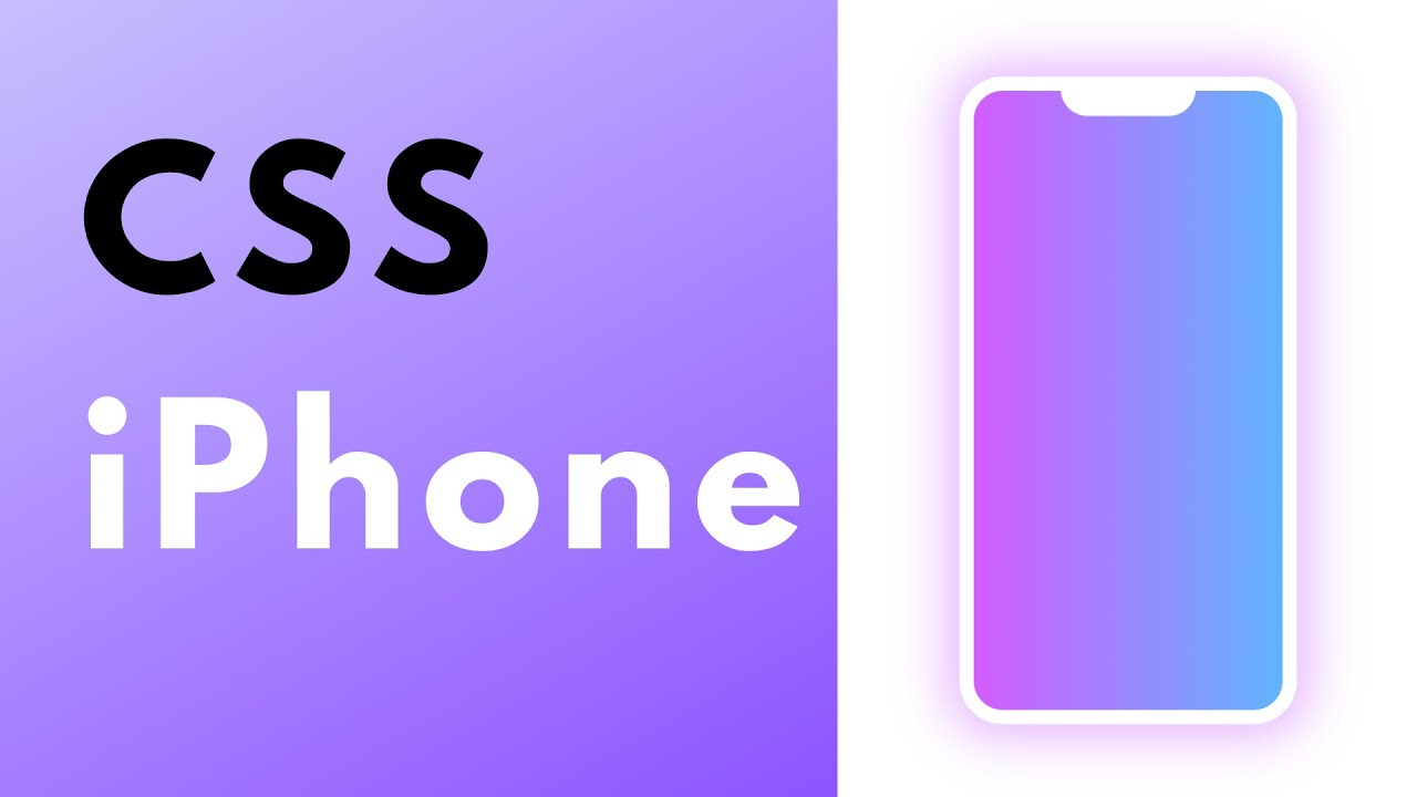 Pure CSS iPhone Mockup Tutorial