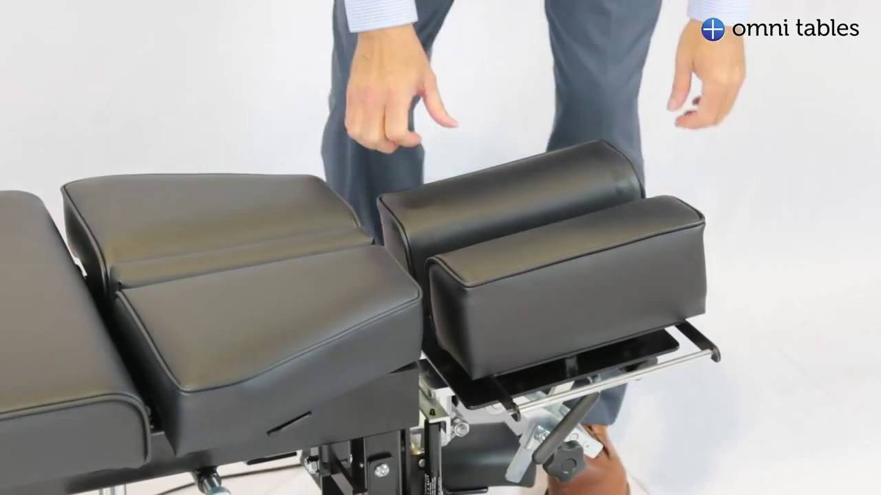 Omni Total Drop Chiropractic Table Headpiece Operation