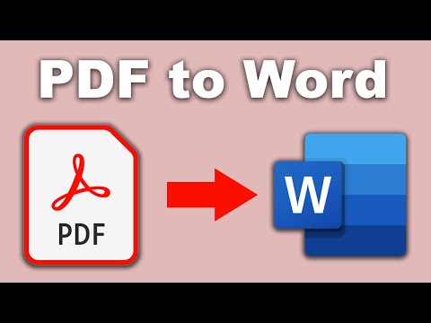 How to convert pdf to word with adobe acrobat pro 2020