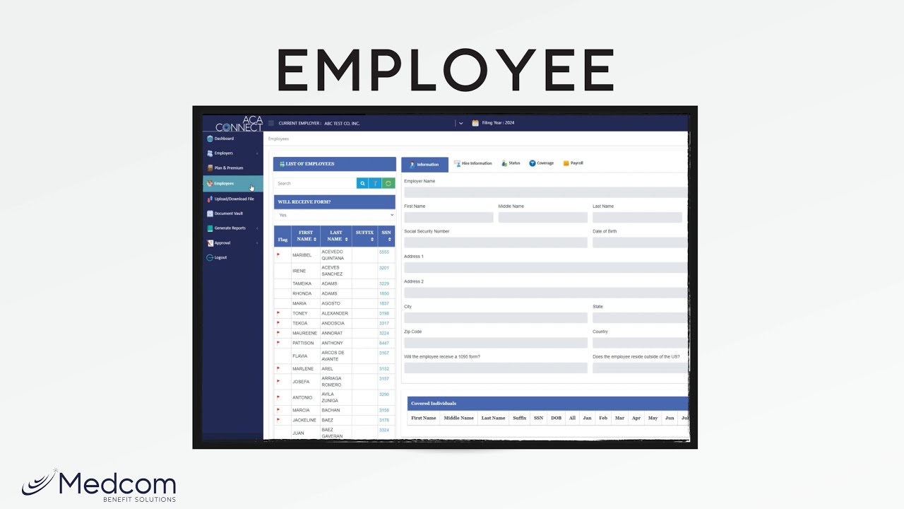 ACA Connect - Employees
