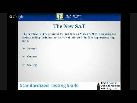 Math Video 1: About the PSAT, SAT, & ACT