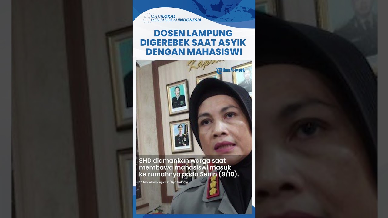 Oknum Dosen UIN Lampung Digerebek Warga, Diduga Jalani Hubungan Gelap dengan Mahasiswi - Tribun ...