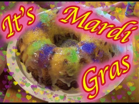 King Cake! Cinnamon rolls? So easy!!