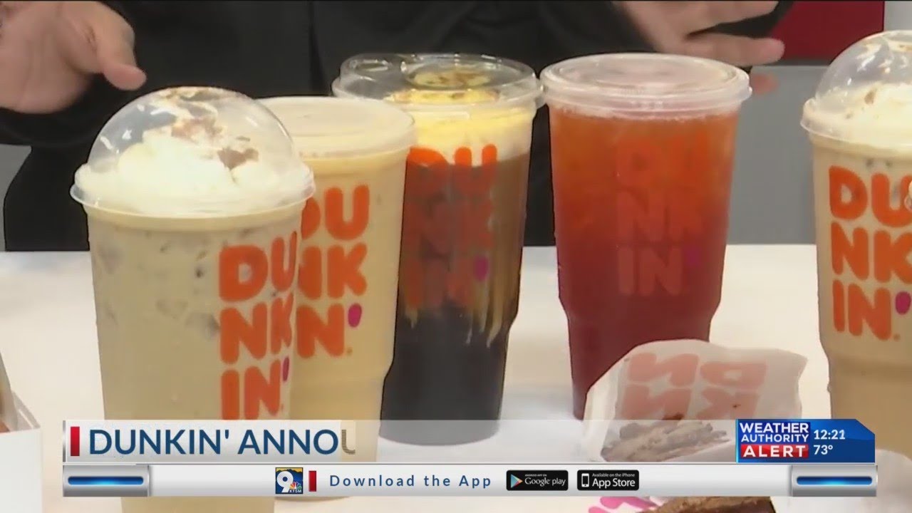 Dunkin Donuts announces fall menu