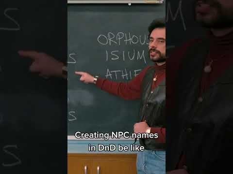 The secret to creating D&D NPC names