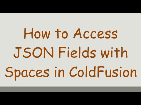 How to Access JSON Fields with Spaces in ColdFusion