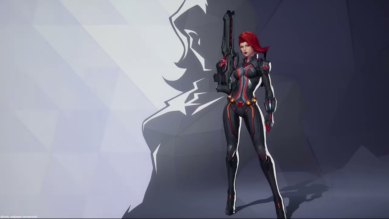 DONT MISS OUT this stunning 4K live wallpaper of black widow marvel rivals for your desktop!