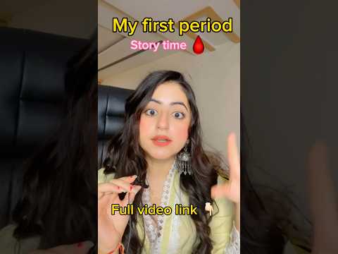 My first periods 🩸 story #minvlog #100daysofmylife #periods #ashortaday