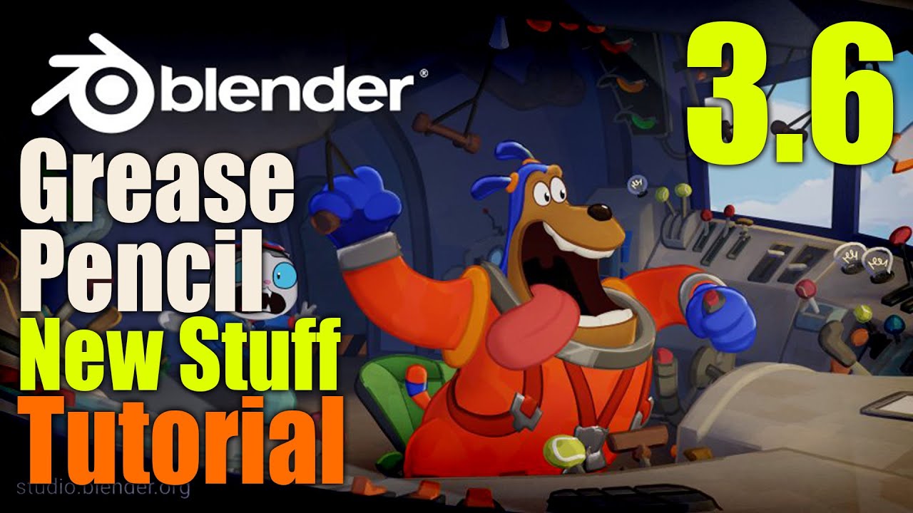 Blender 3 6 Grease Pencil New Features Tutorial