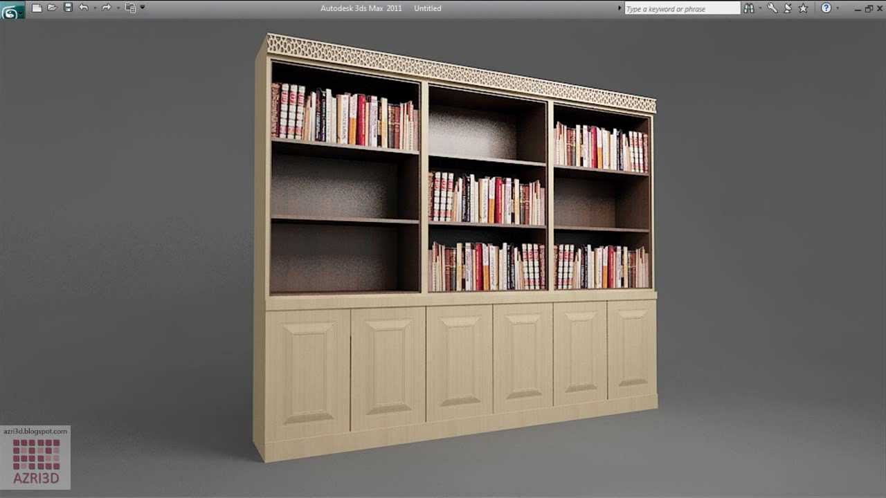 3dsMax-Tutorial 02-A Bookshelf from One Box