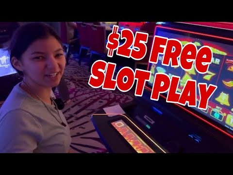 MIRAGE $25 FREE PLAY W/ INEXPERIENCED GAMBLER 2024 | Las Vegas | Fun Sizer