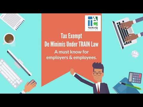 Tax Exempt De Minimis Benefit in Philippines