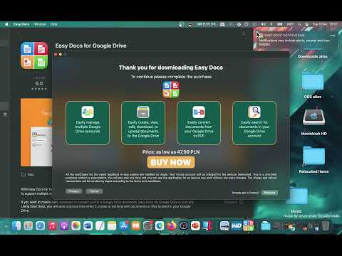 Easy Docs for Google Drive - Free (Not Rly) App MAC Basic Overview - Mac App Store
