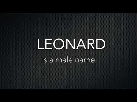 How to Pronounce Leonard