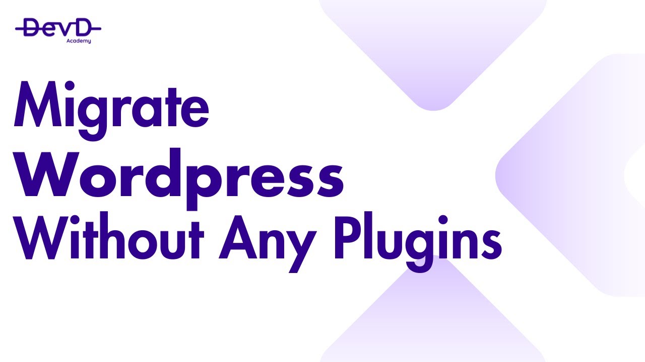 How to Migrate Your WordPress Website Manually - No Plugins Needed!
