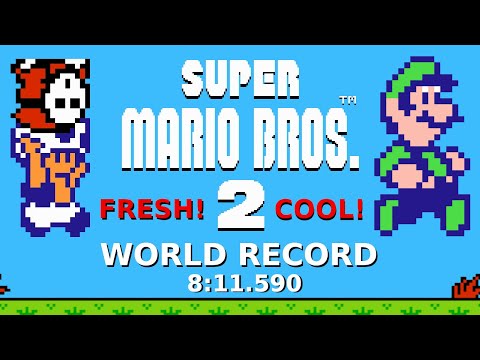 Super Mario Bros. 2 in 8:11.590 [FORMER WORLD RECORD]