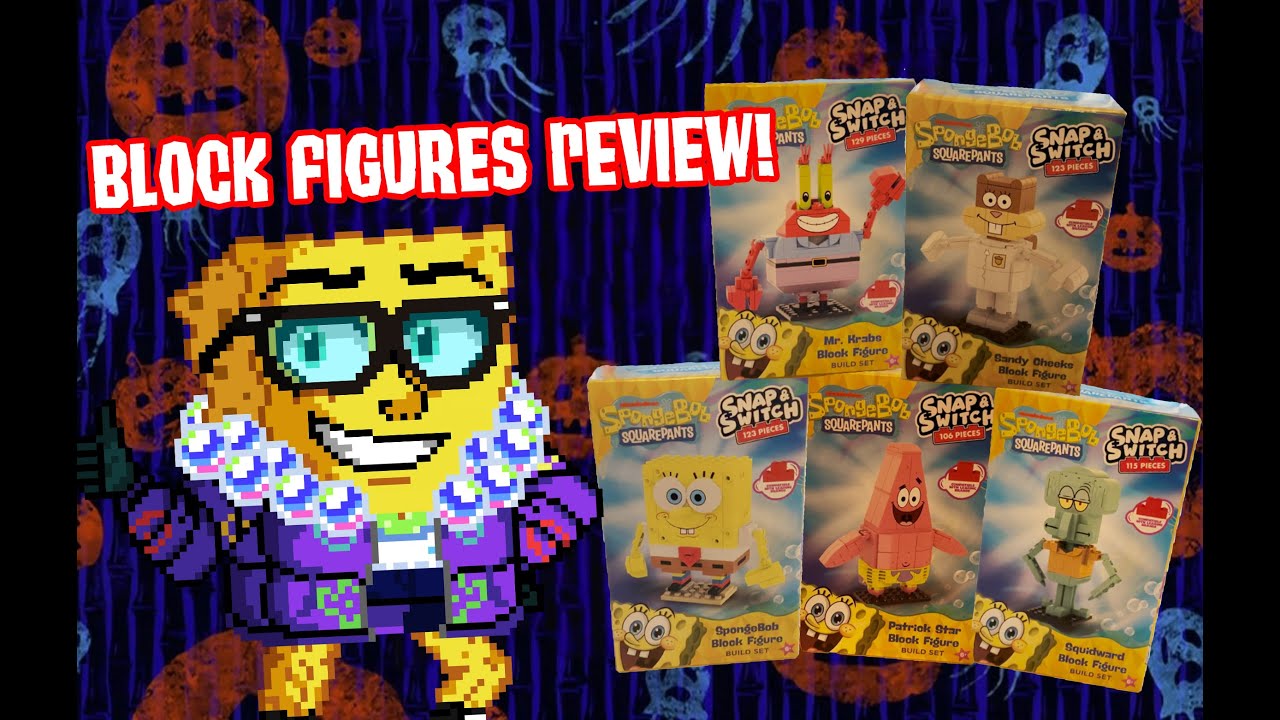 SpongeBob Snap & Switch Block Figures Review!
