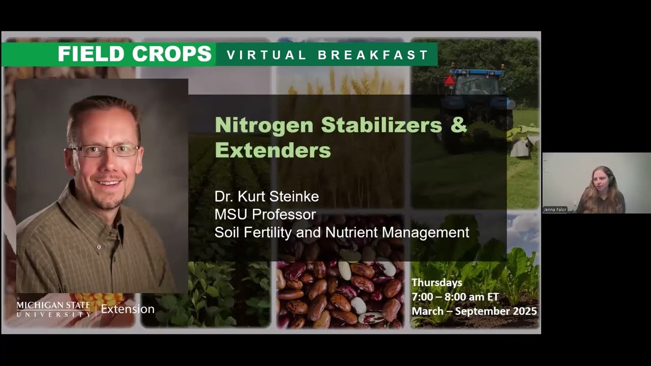 Field Crops Virtual Breakfast: Nitrogen Stabilizers & Extenders