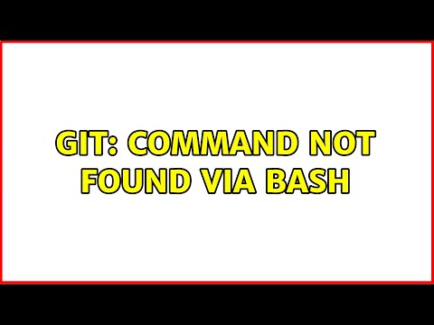 git: command not found via bash (3 Solutions!!)
