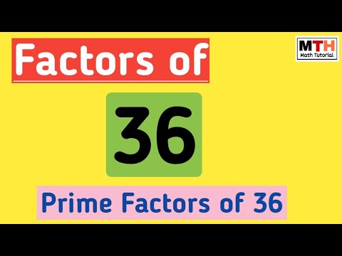 Factors of 36