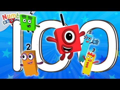 Counting Numbers Up to 100! 🌍 | 123 Learn to count | Numberblocks