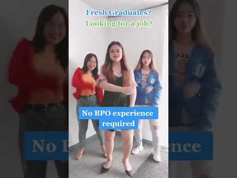 FRESH GRADS ARE WELCOME TO APPLY!