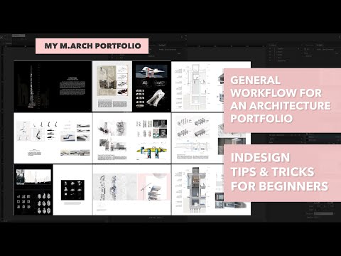 Architecture Portfolio and Indesign Workflow for Beginners