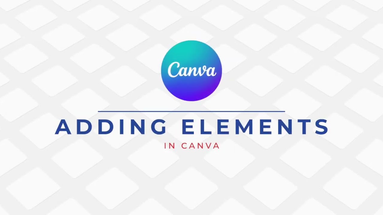 Adding Elements in Canva
