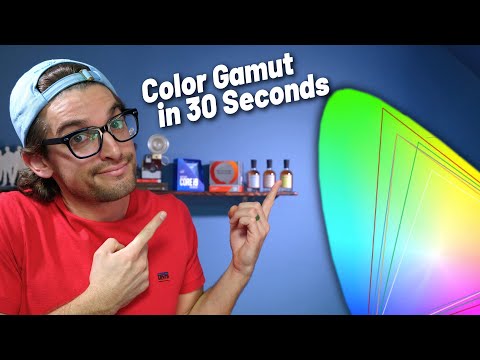 Laptop Color Gamut Range in 30 Seconds | sRGB & Adobe RGB