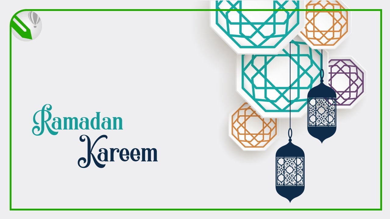 Ramadan Wallpaper Design 2020 | Download CDR File | CorelDRAW Tutorials | FreeDez Studio