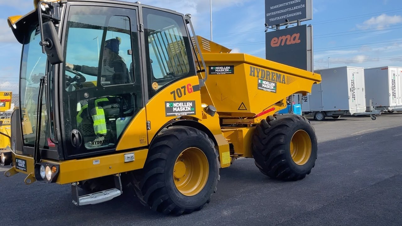 Dumper Hydrema 707G, Varberg, Klaravik auktioner