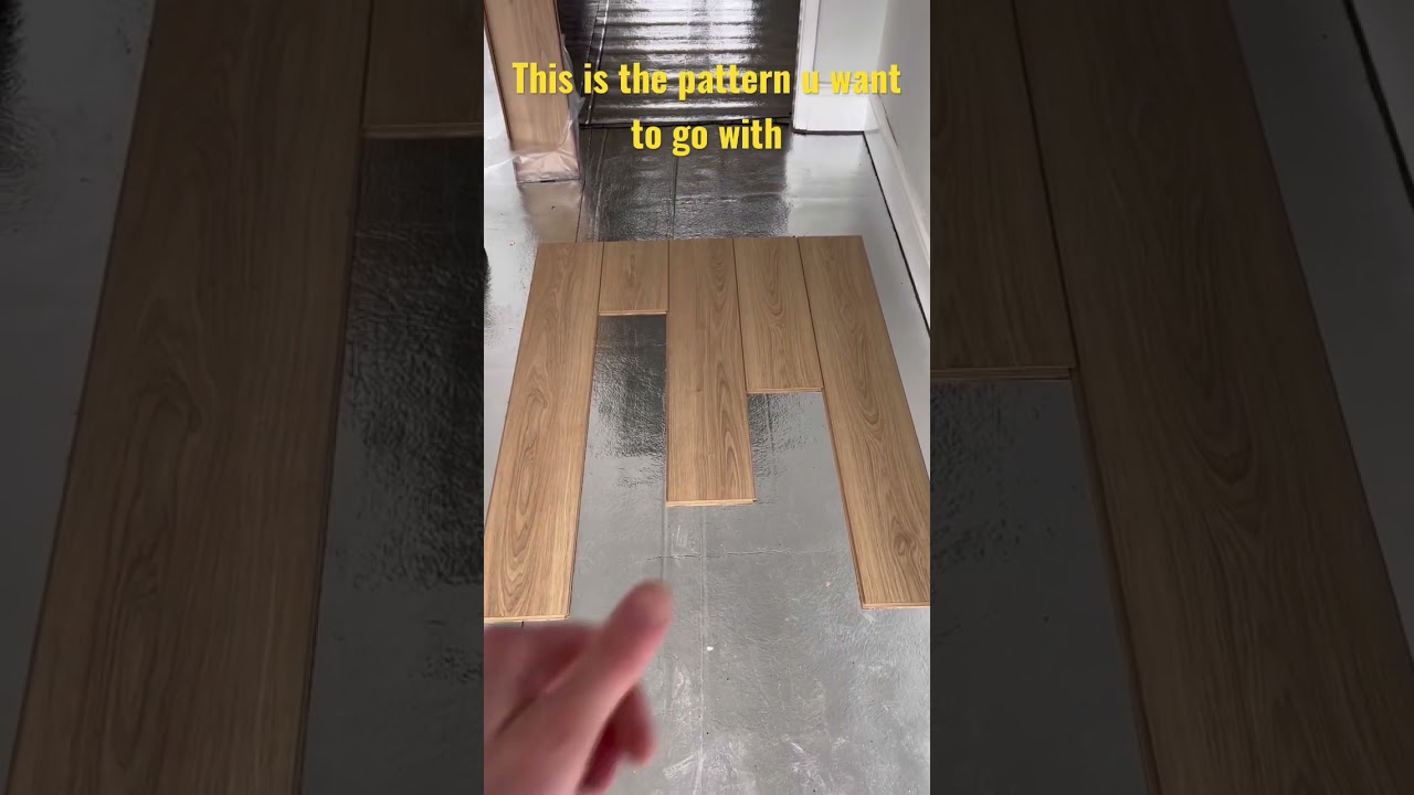 How to lay laminate flooring #flooringexperts #diy #doityourself