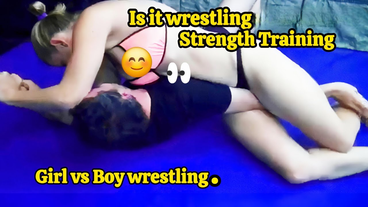 Intense Mixed Grappling | Girl vs Boy Wrestling #combatsport #bjj #mixed wrestling #wwe #jiujitsu