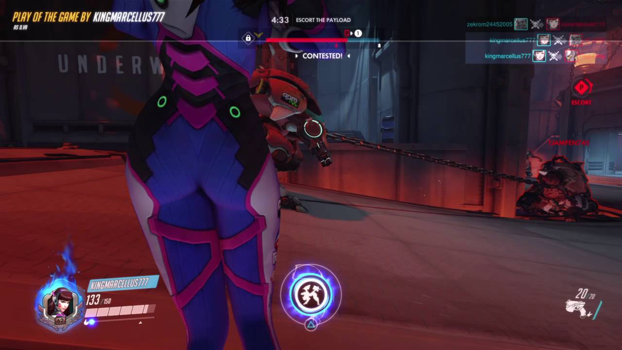 Big butt DVA